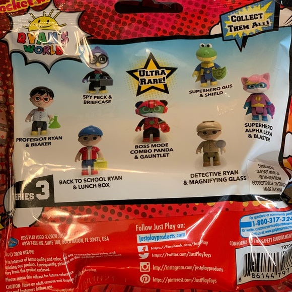 Toys | Ryans World Mystery Figures Series 3 4 Unopened Packs | Poshmark